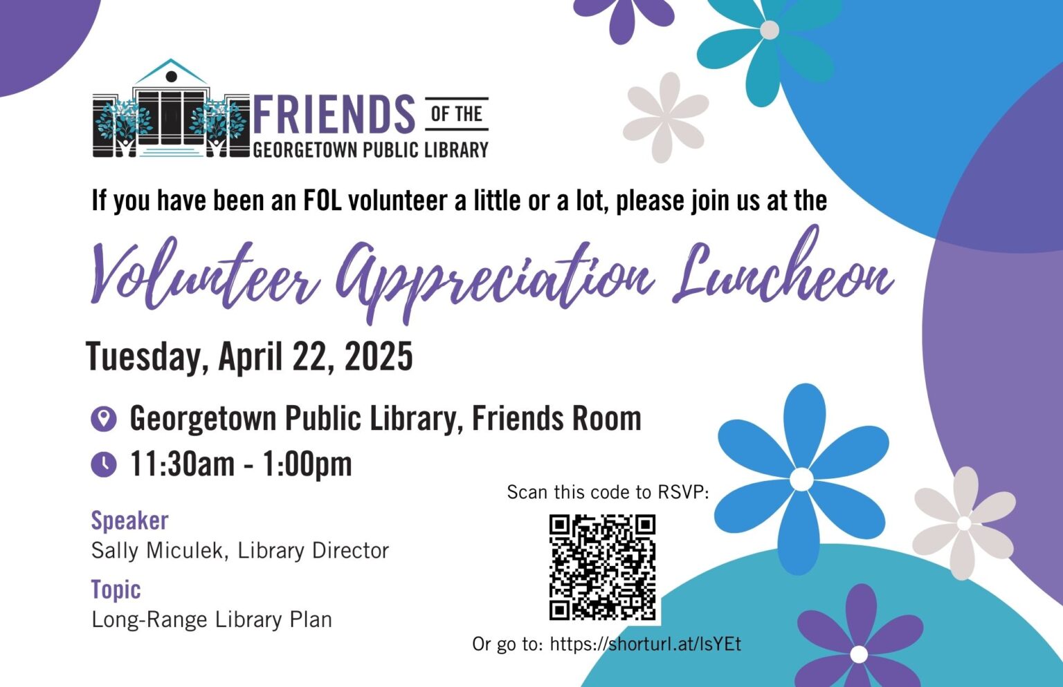 Volunteer Appreciation Luncheon - Friends of The Georgetown Public Library